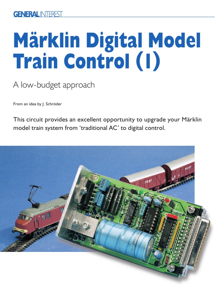 Ferro Marklin Digital Model Train Control 1 | PDF | Electronic Circuits ...