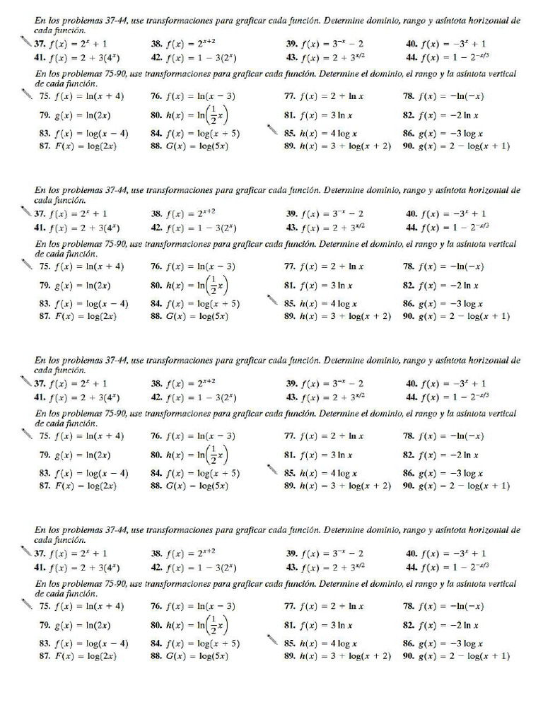 Exp&log Transformadas | PDF