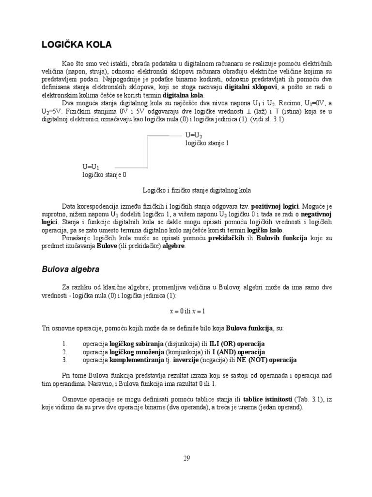 Vezbe - Logicka Kola | PDF