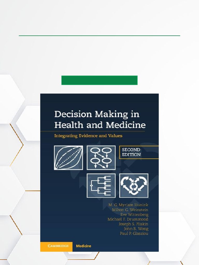 Decision Making in Health and Medicine | PDF | Health Care | Evidence ...
