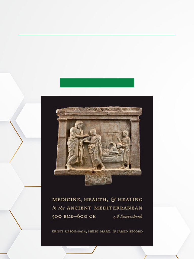 Ancient Mediterranean Medicine Sourcebook | PDF | Medicine | Health Care