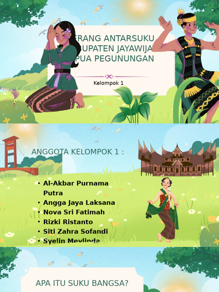 Konflik Keberagaman Suku Kelompok 1 Xii Dkv 3 | PDF
