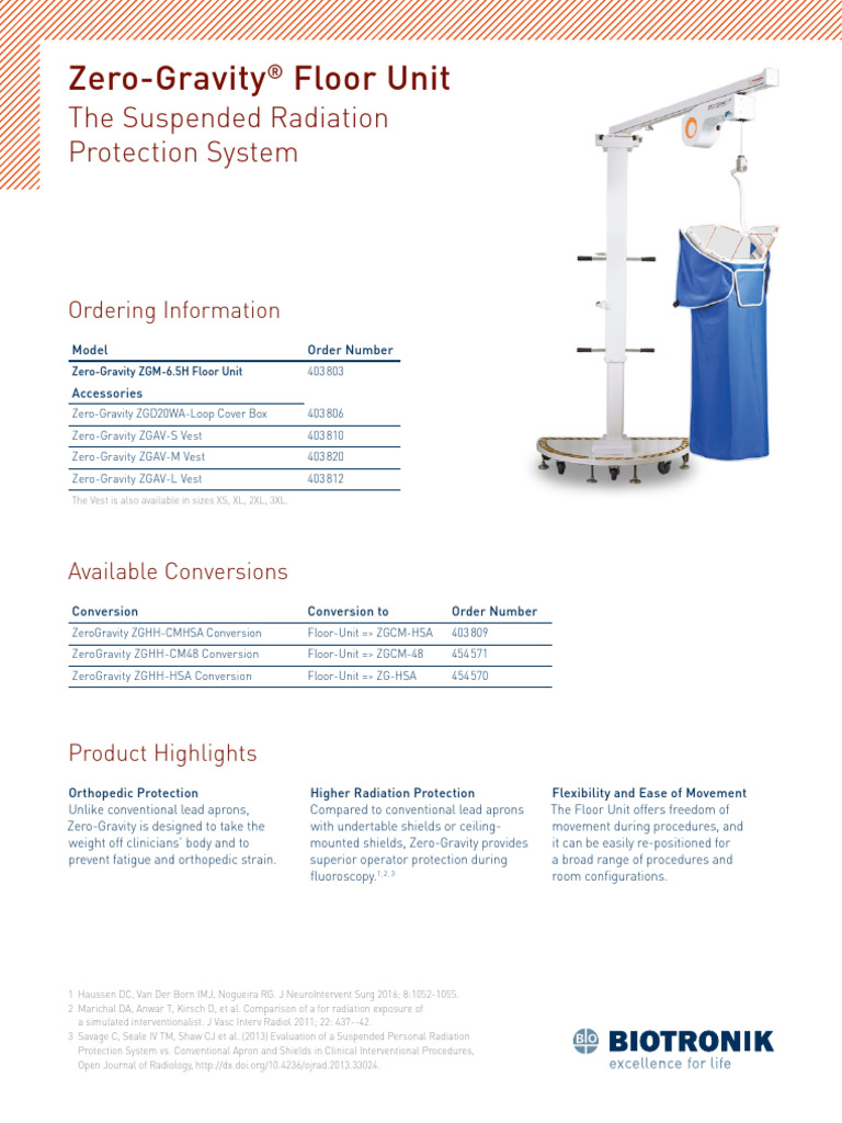 Zero Gravity Brosur | PDF | Radiology | Length