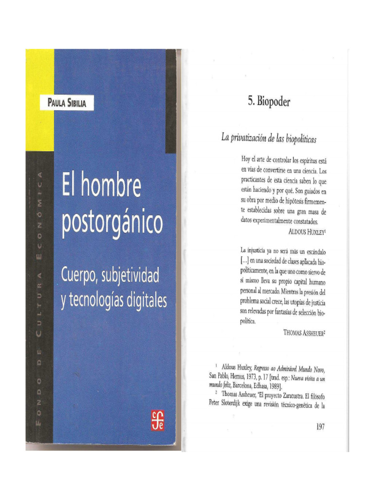 Sibilia Biopoder Modo de Compatibilidad | PDF | Michel Foucault ...
