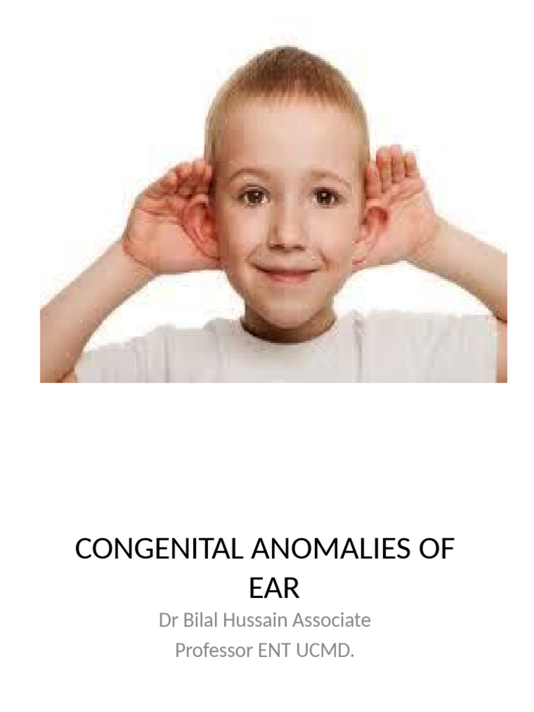 Congenital Anomalies of Ear | PDF