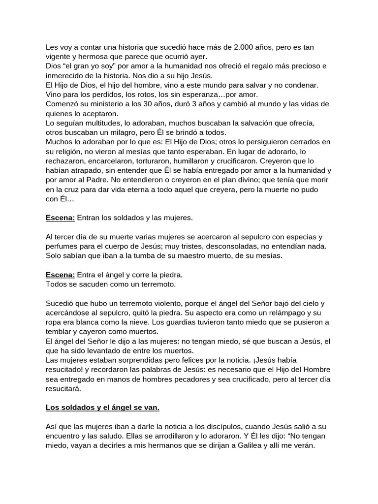 Obrita de Pascua | PDF | Jesús | La resurrección de Jesús