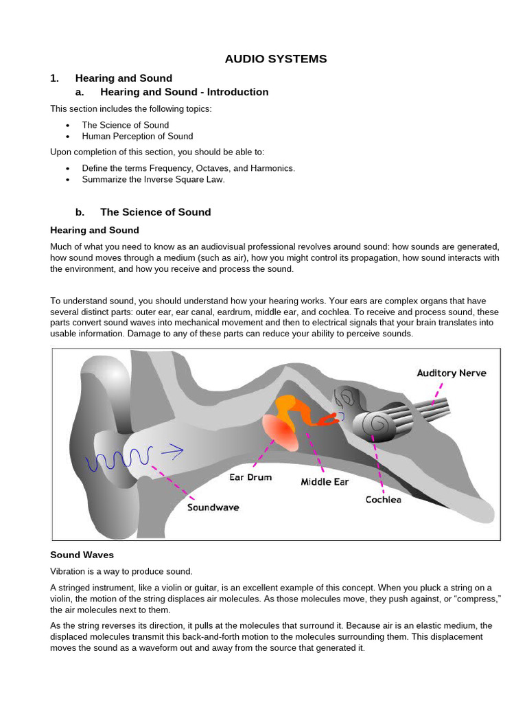 Understanding Sound and Hearing Basics | PDF | Microphone | Decibel