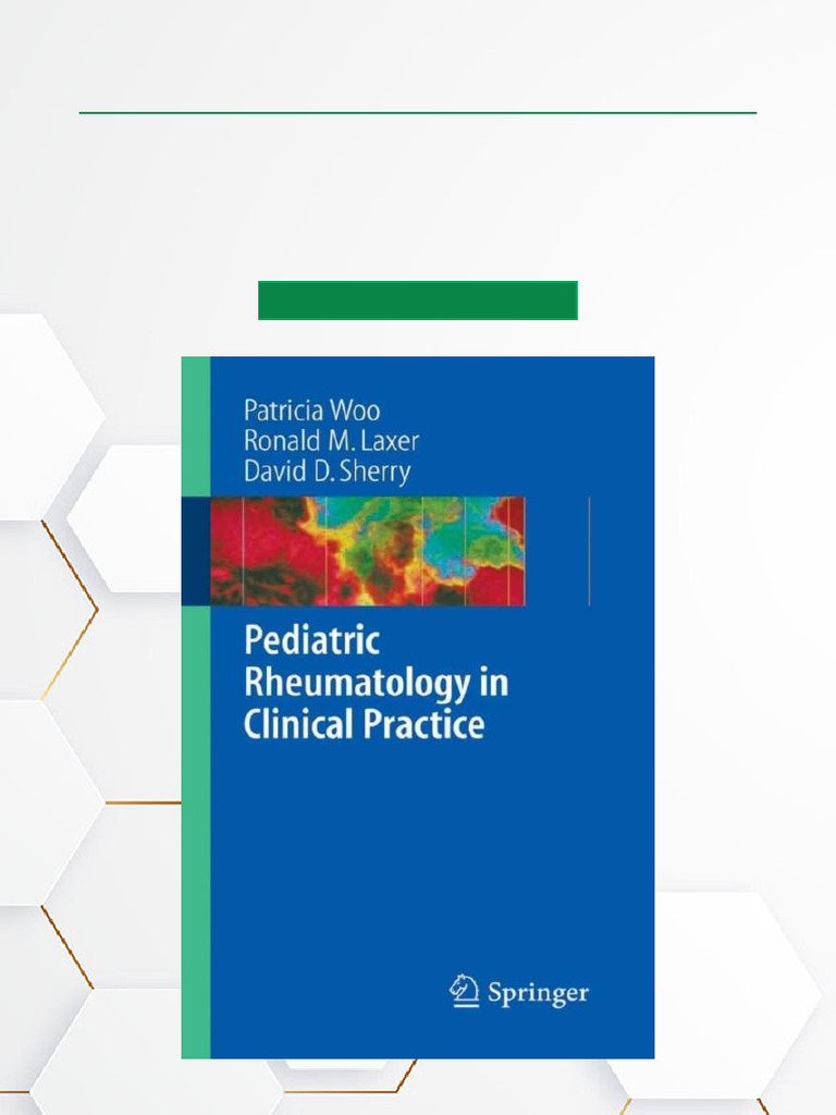 Pediatric Rheumatology in Clinical Practice All Chapters Included | PDF ...
