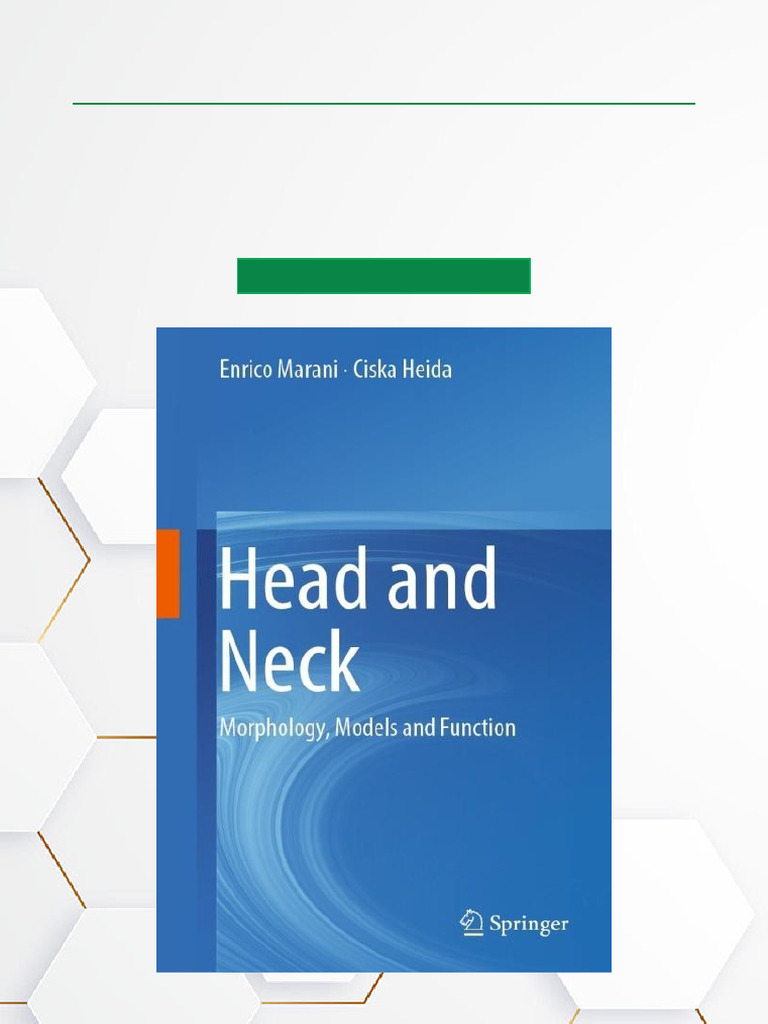 Head and Neck Morphology, Models and Function Free Ebook Download | PDF ...