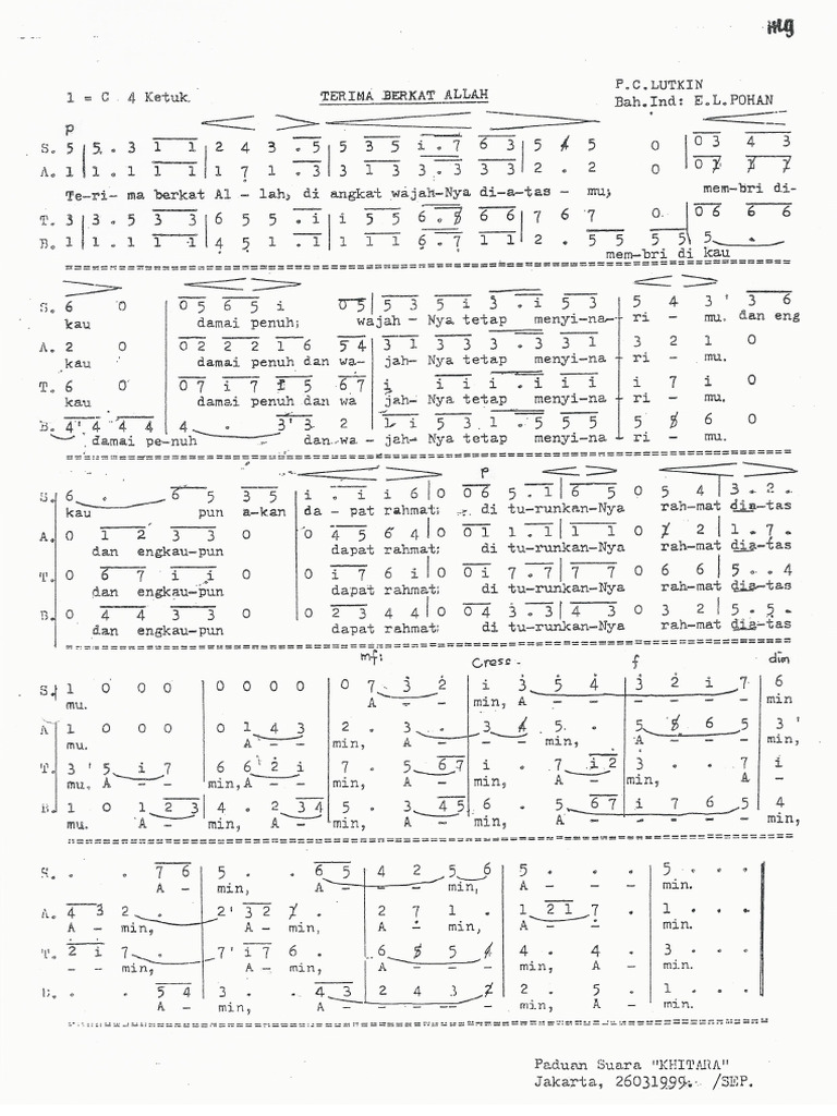 Terima Berkat Allah | PDF