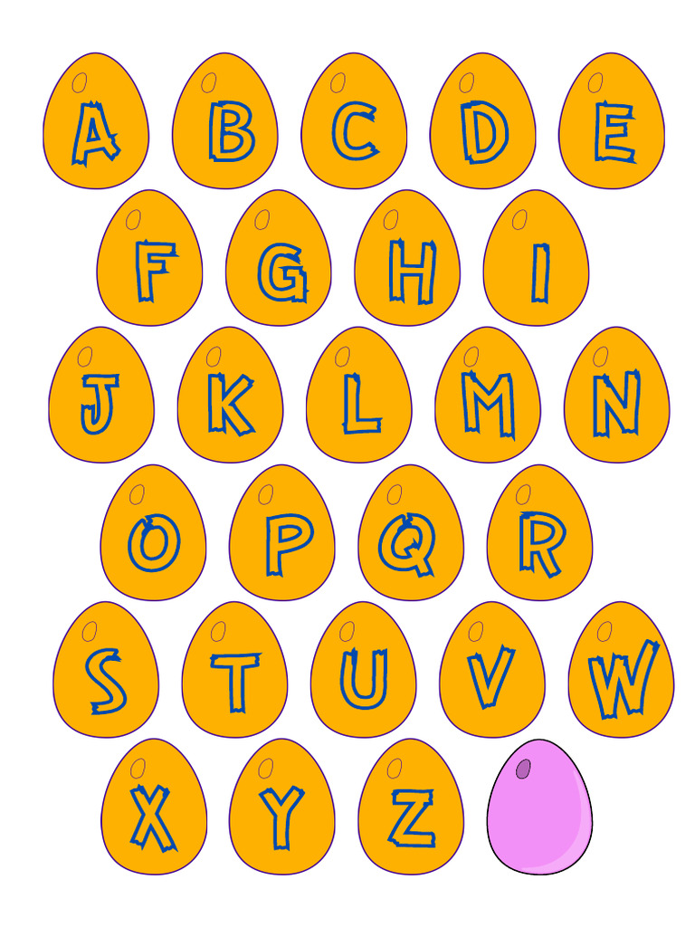 Easter ABC Worksheet Set.pdf | PDF