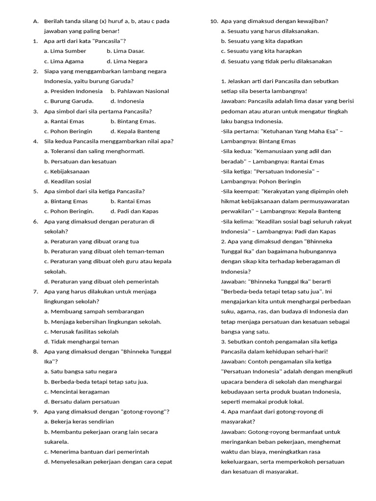 COntoh Soal Uts 2 Raffa | PDF