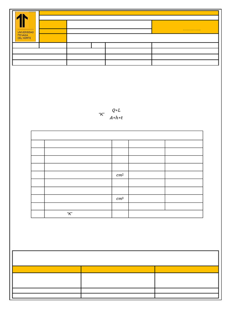 JP - Permeabilidad Carga Constante | PDF