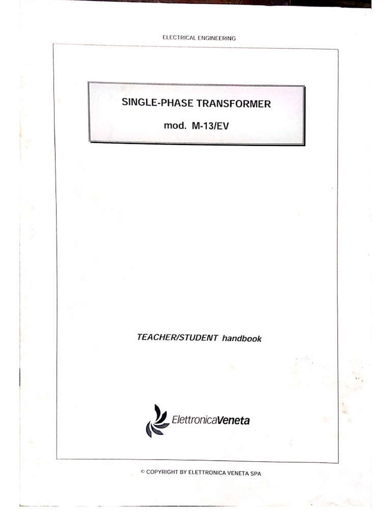 W12-Single Phase Transformer | PDF