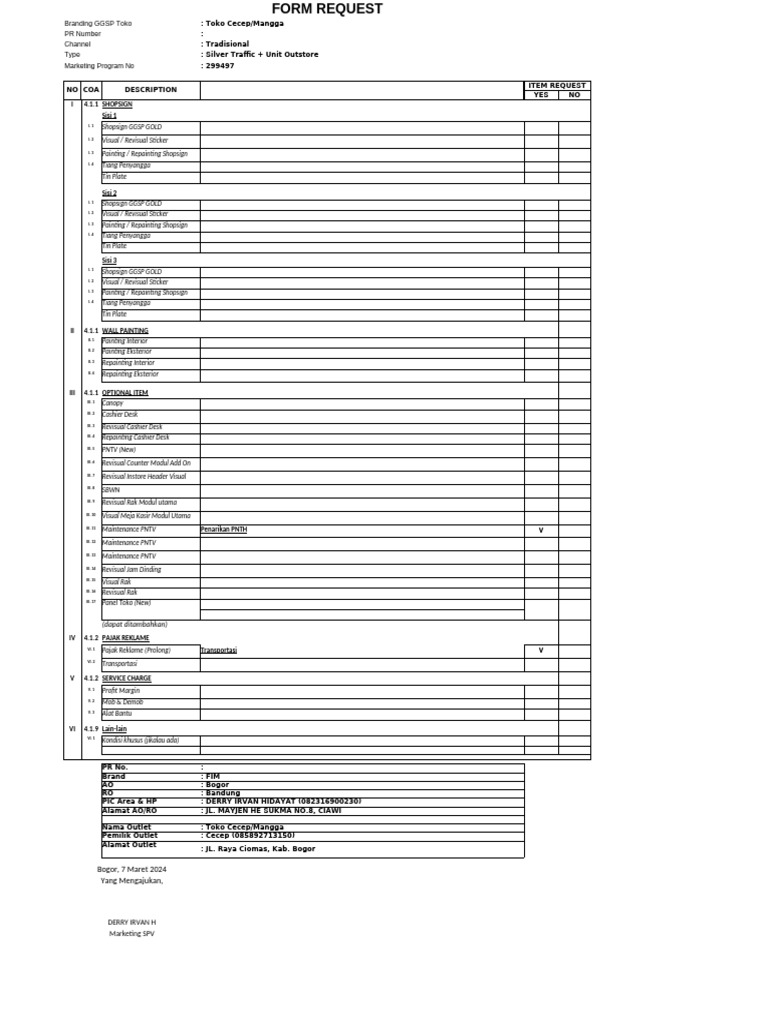 Afr Silver Outstore Fim Toko Cecep Mangga | PDF