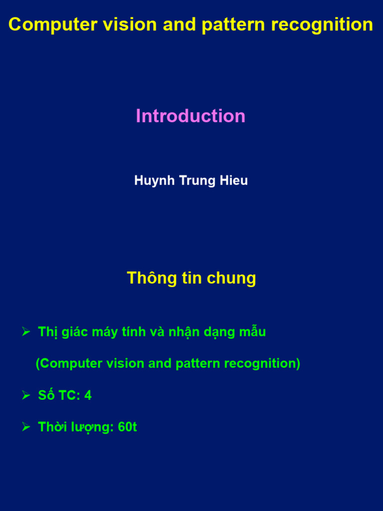 Lec0 Introduction | PDF