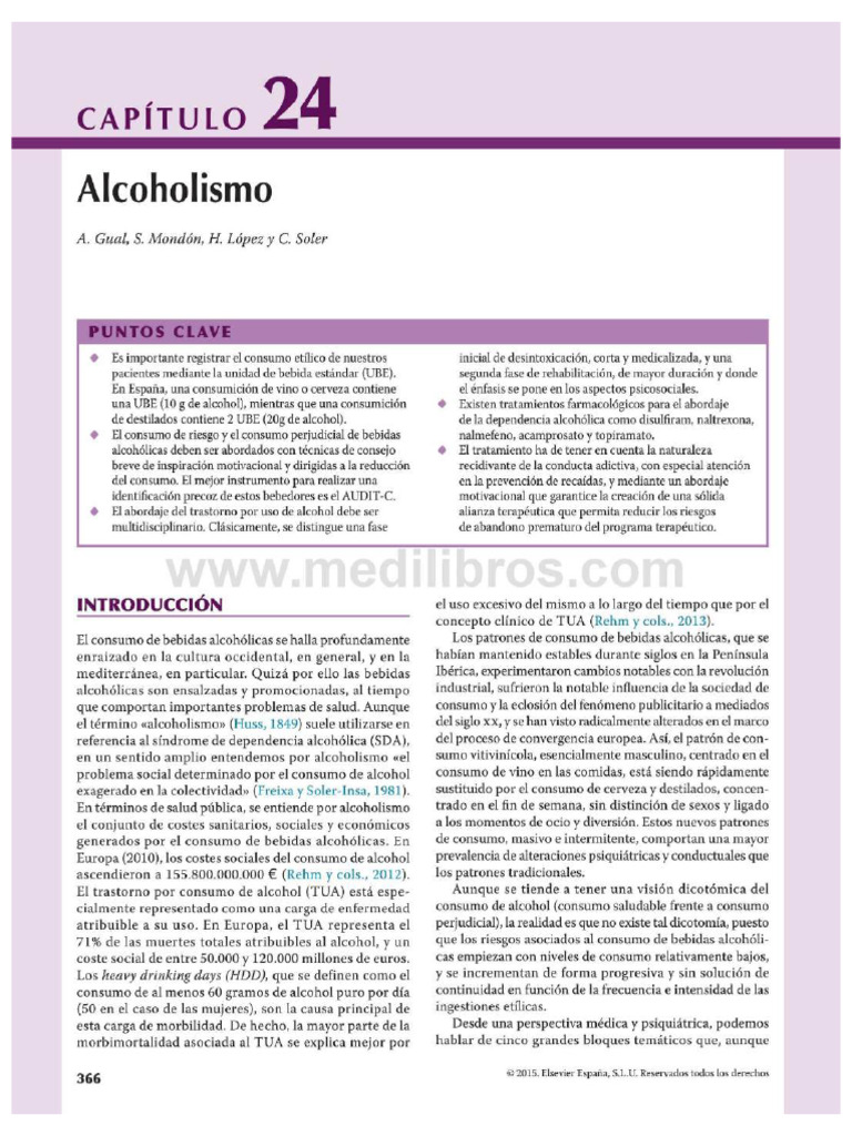 Alcoholismo Fusionado Comprimido | PDF