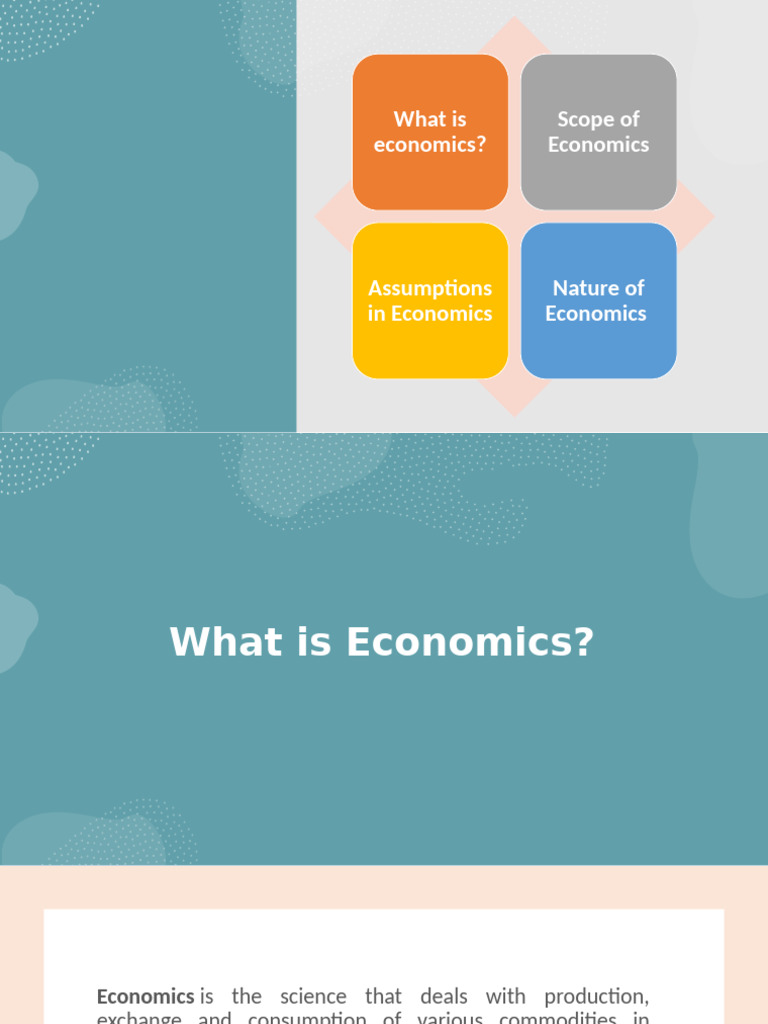 Nature of Economics | PDF | Economics | Macroeconomics