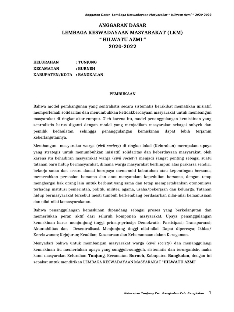 Ad BKM Tunjung | PDF