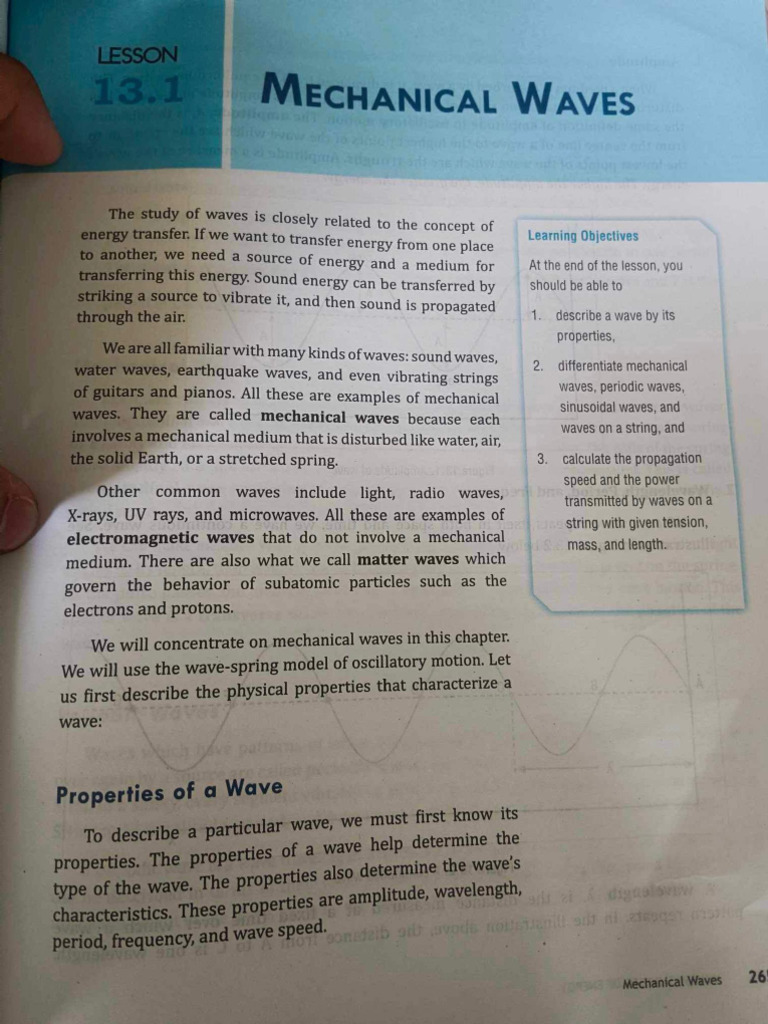 Mechanical Waves Pdf