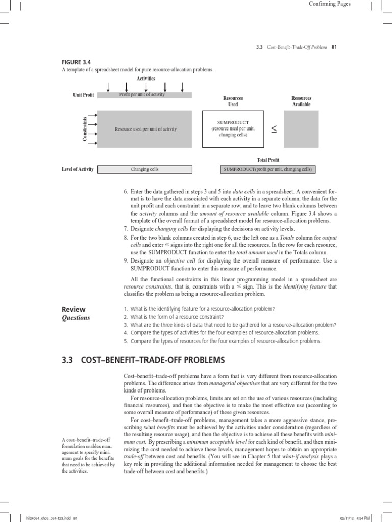 ch03 064-123 Print Removed | PDF | Spreadsheet | Linear Programming