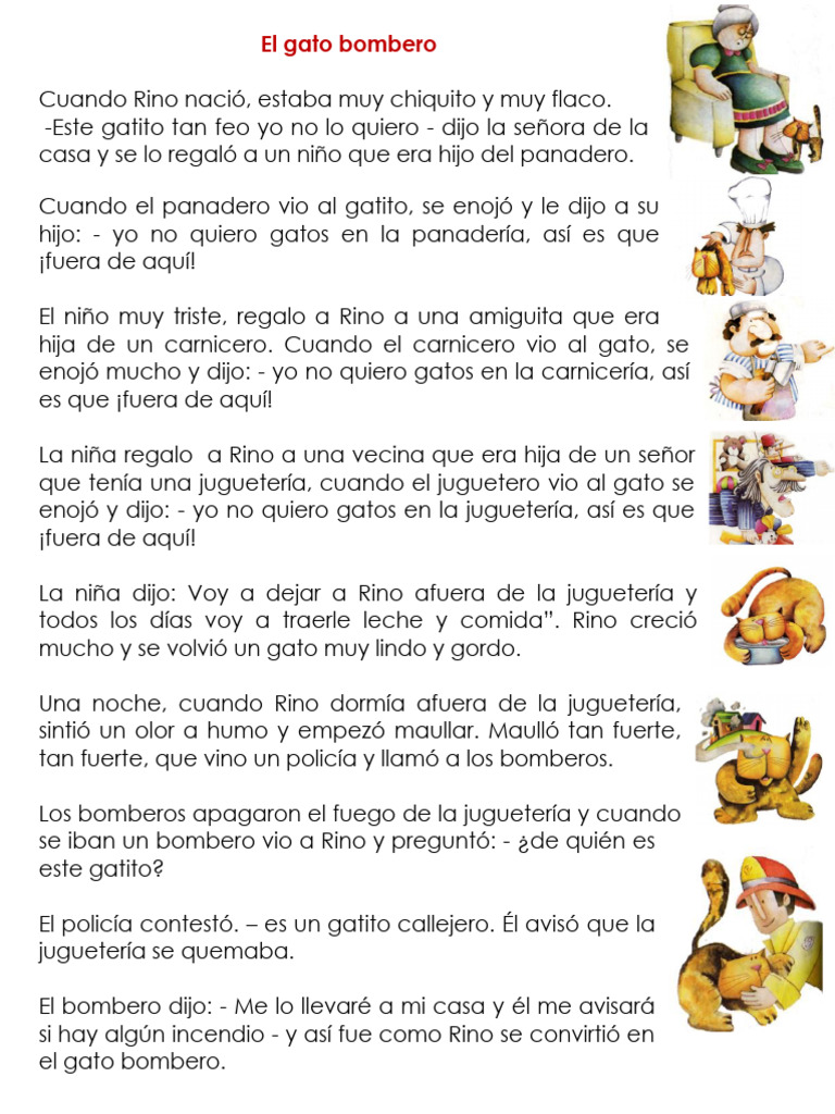 El gato bombero | PDF