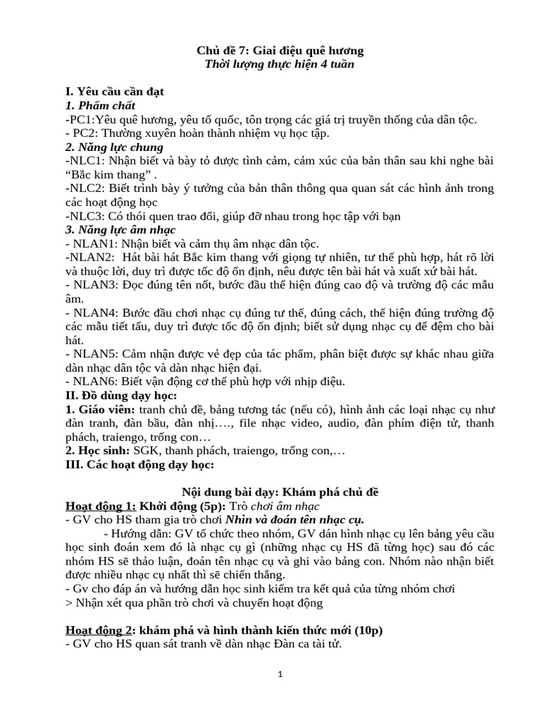 ÂM NHẠC T28- T35 | PDF