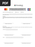 BPI Card Delivery Authorization Form | PDF | Credit Card