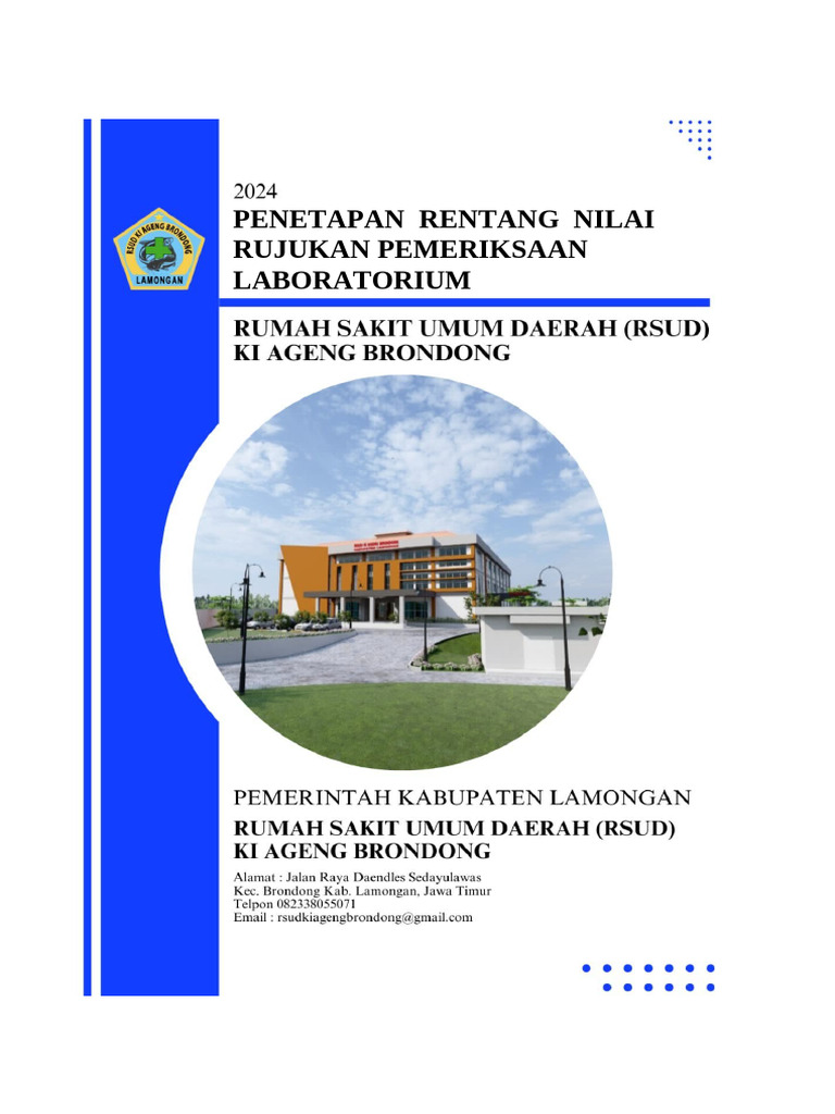 10.3.6 Penetapan Nilai Rujukan Lab | PDF