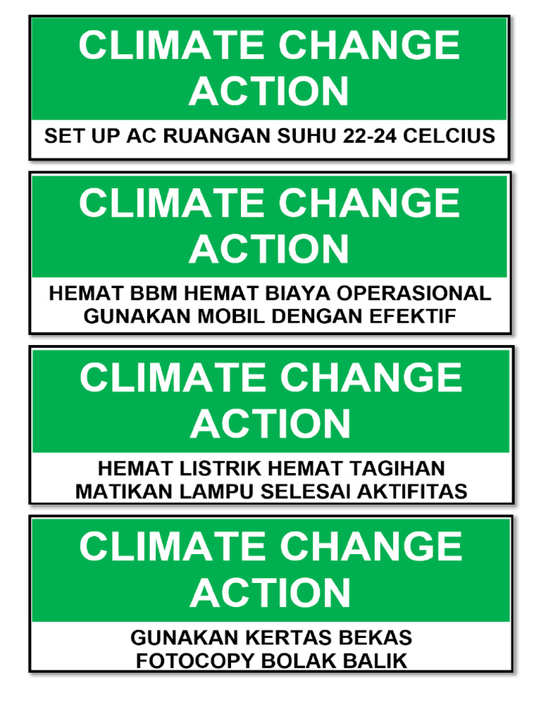 Sign Climate Change Action | PDF