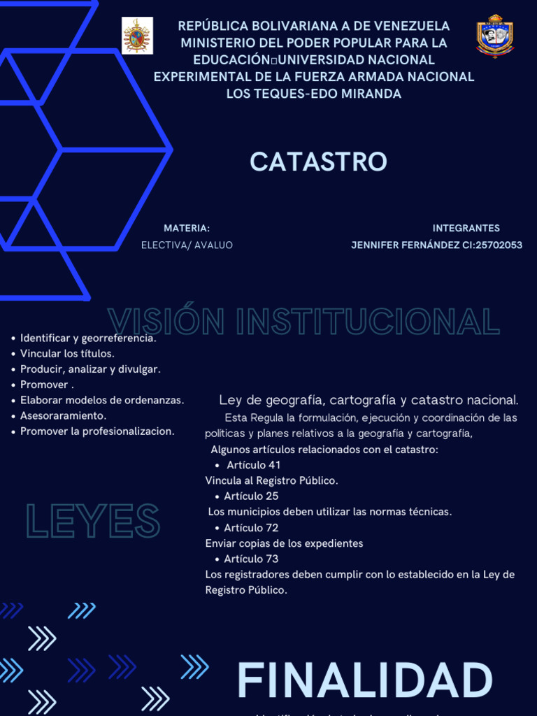 Importancia del Catastro en Venezuela | PDF
