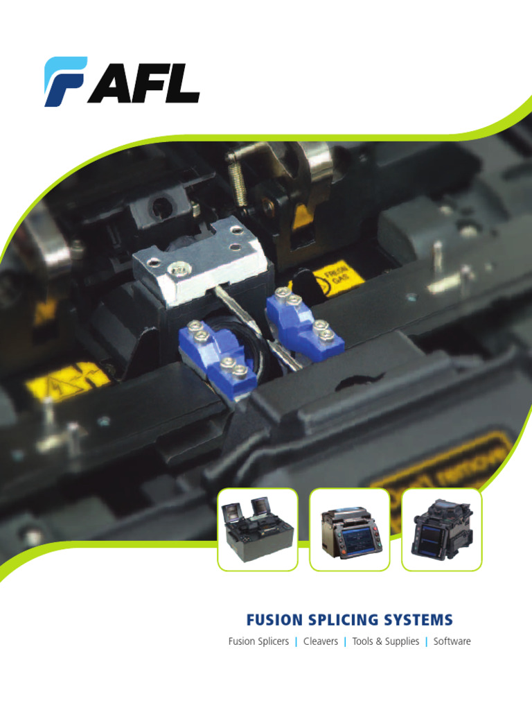 AFL-Fusion-Splicing-Systems Catalog | PDF | Optical Fiber | Electrical ...