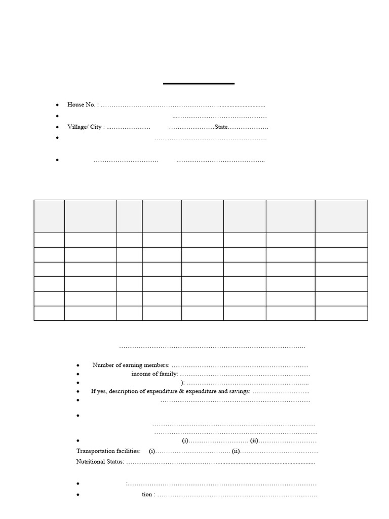 Family Folder for MRM Nursing College | PDF | Medicine | Public Health