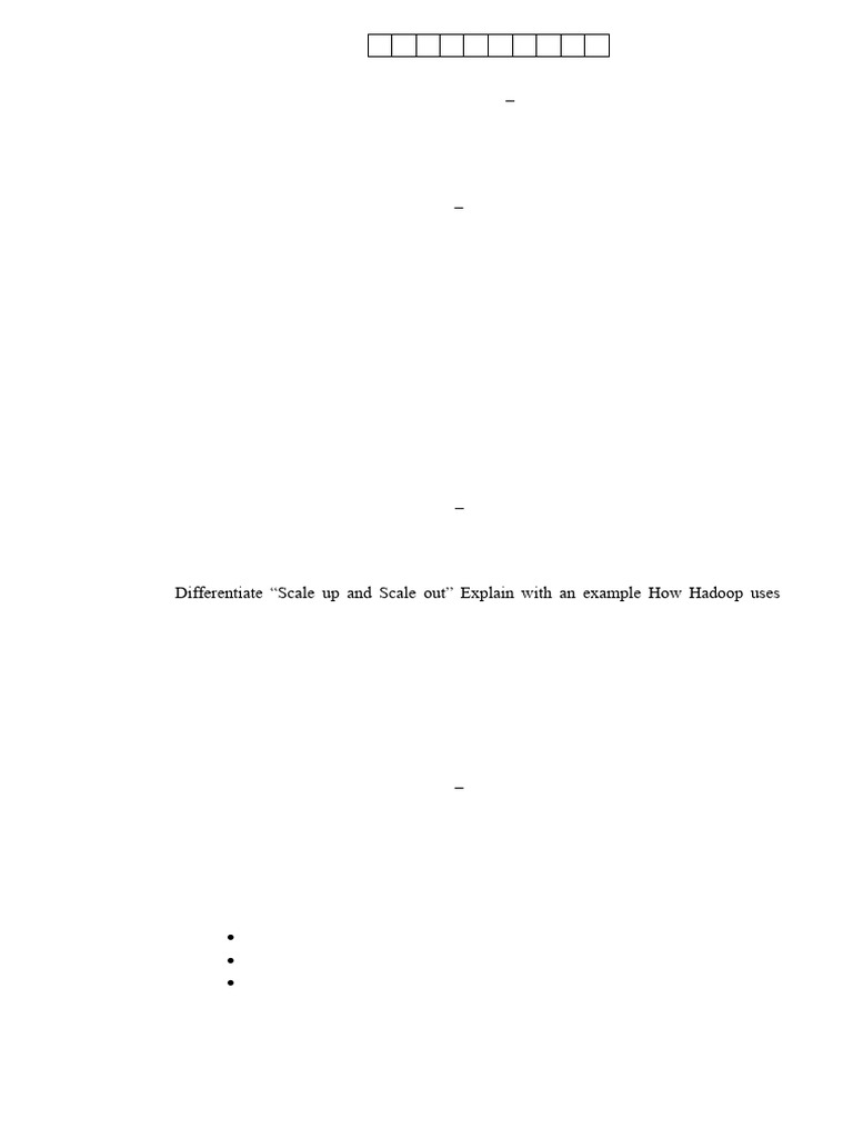 Last year question paper-- Big Data-(BCS 061) | PDF | Apache Hadoop | Map Reduce