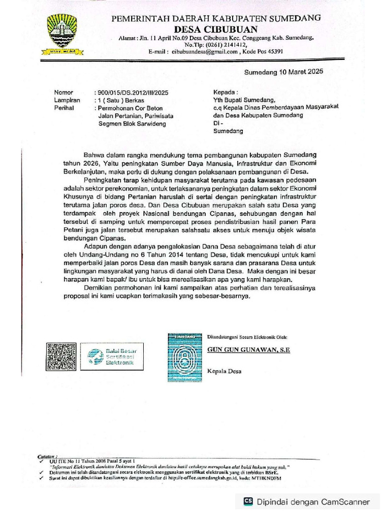 Proposal Bankeudes Cor Beton Segmen Sarwideng - Compressed | PDF