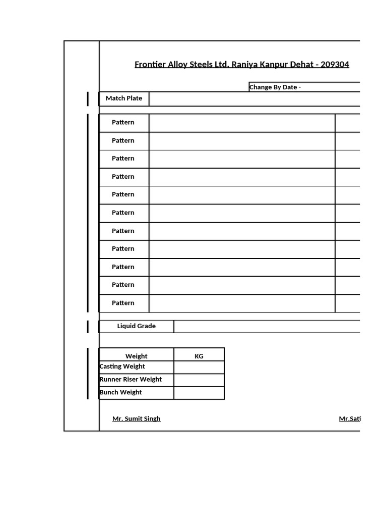 Format Match Plate | PDF