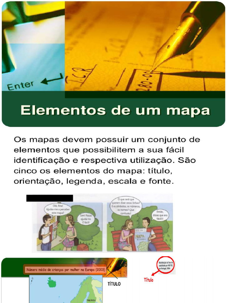 Elementos de um mapa 1 | PDF