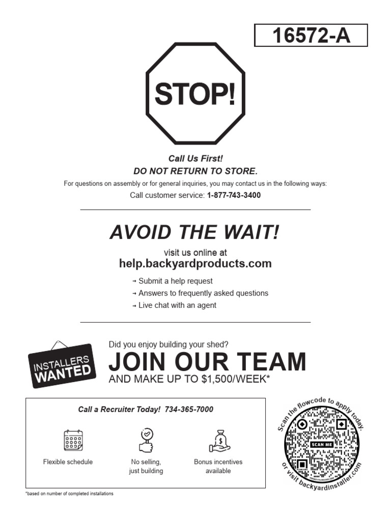 10x7.5shed Assembly | PDF | Framing (Construction) | Lumber