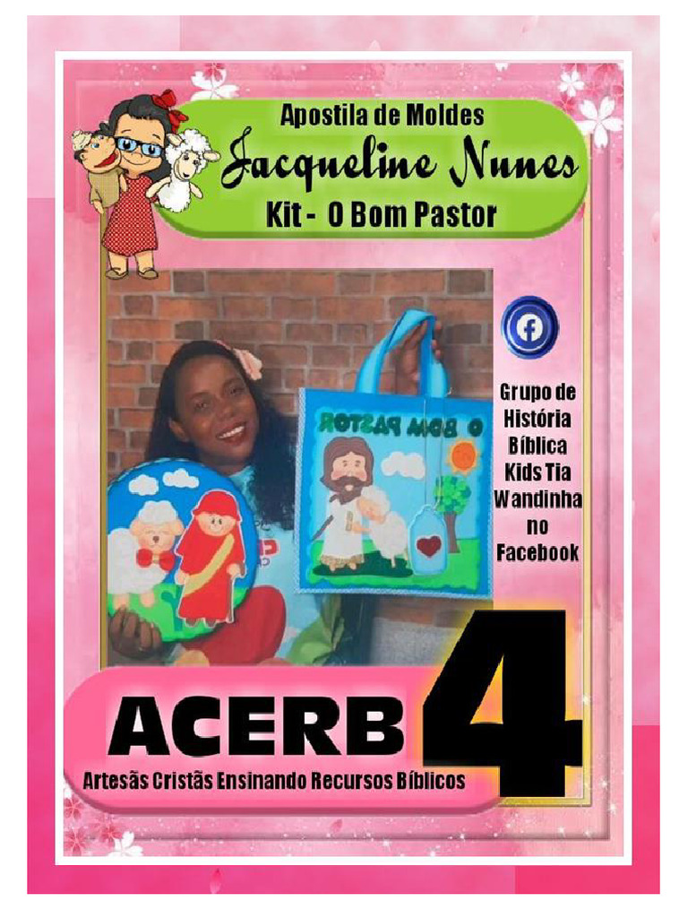 Tia Jacqueline Nunes - Kit - o Bom Pastor - Apostila de Moldes - Acerb4 | PDF