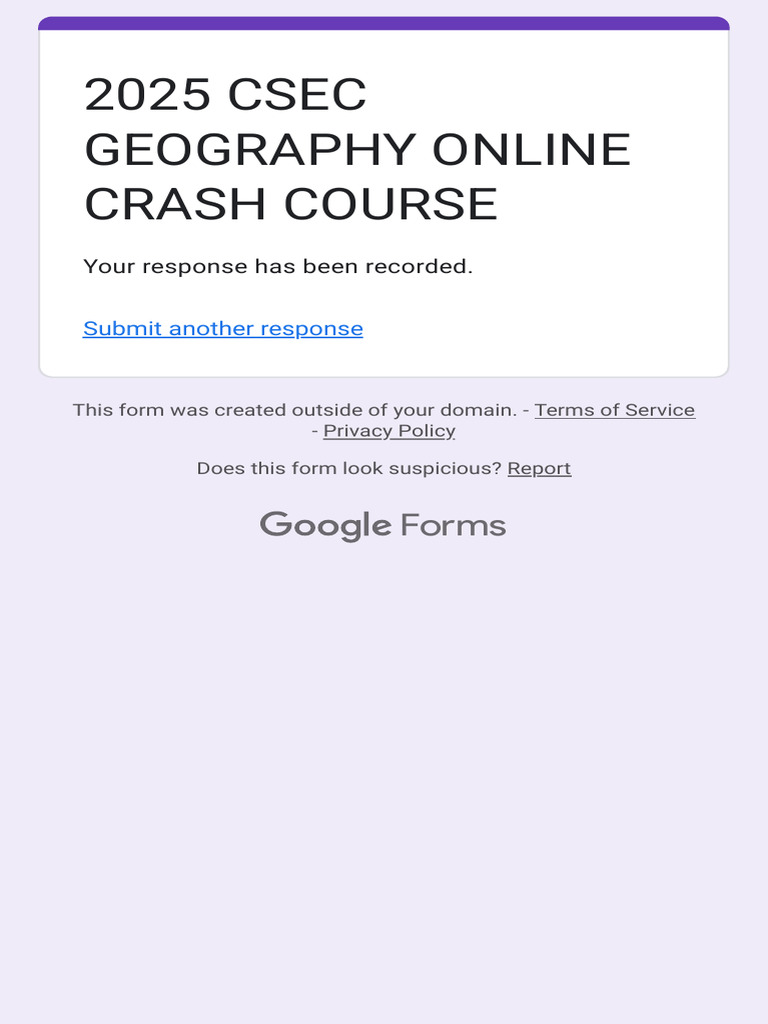 2025 Csec Geography Online Crash Course | PDF