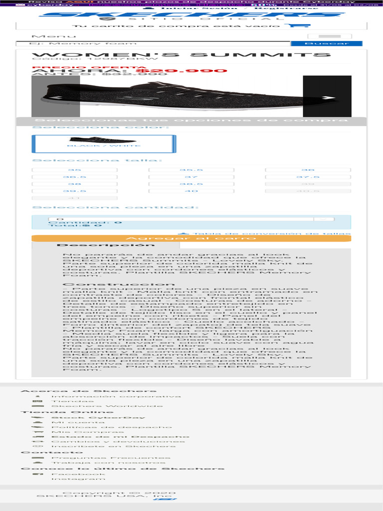 Skechers Chile | PDF | Bienes de consumo | Moda