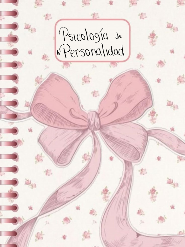 Psicología de La Personalidad - 250521 - 210539 | PDF