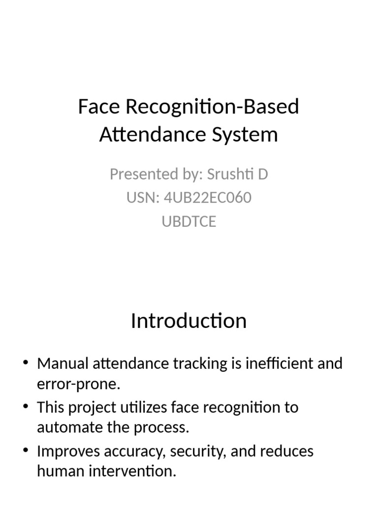 Face Recognition Attendance Modified | PDF | Databases | Applied Mathematics