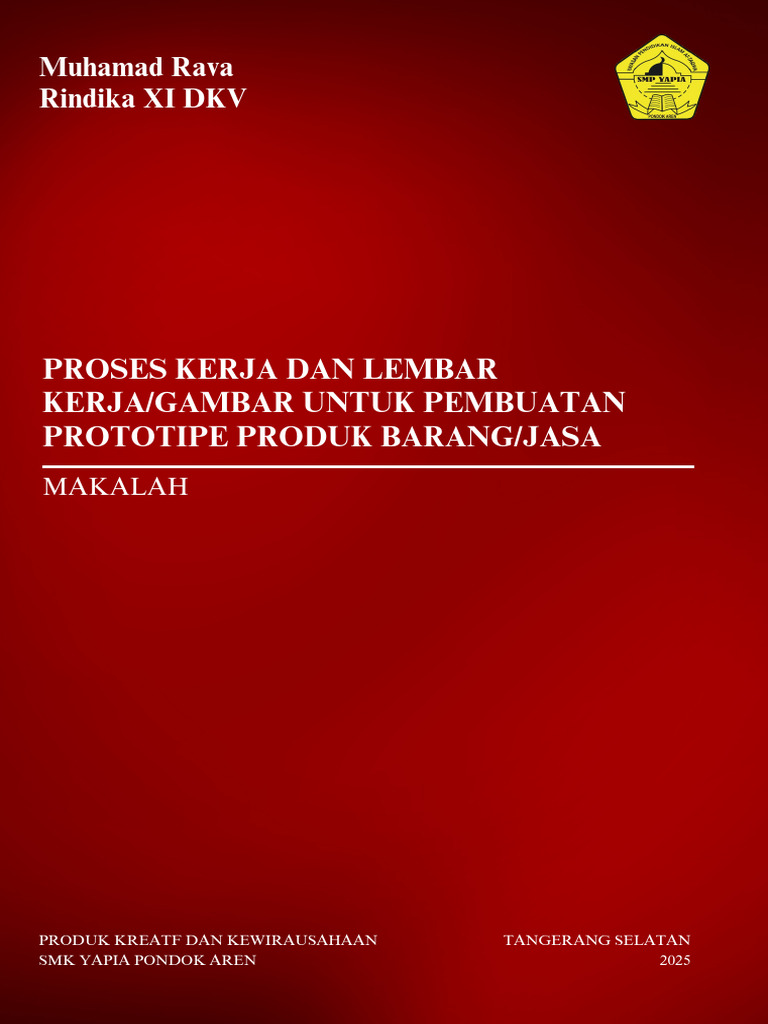 Proses Pembuatan Prototipe Produk | PDF