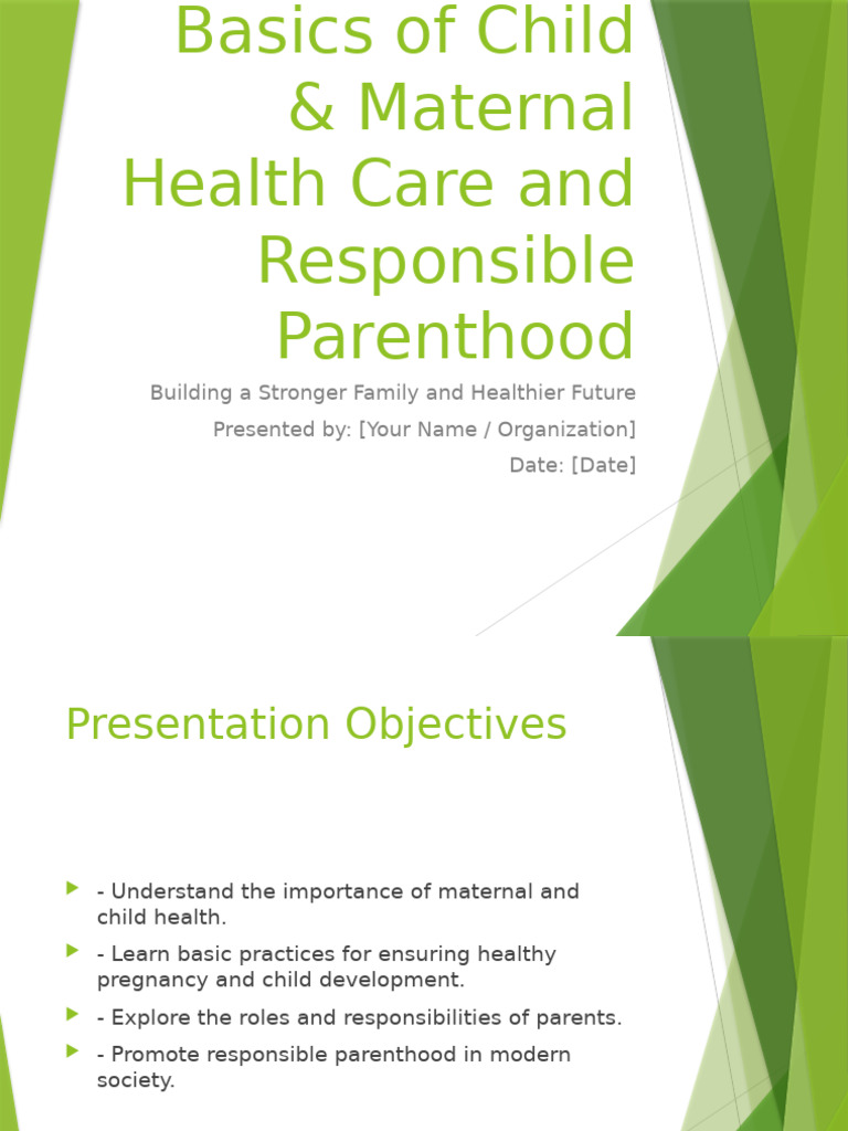 Maternal and Child Health Essentials | PDF | Maternal Health | Parenting