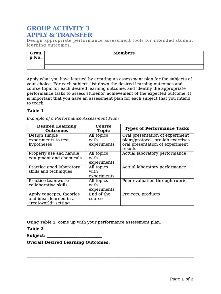 Activity 3 Activity Sheet v.2 | PDF