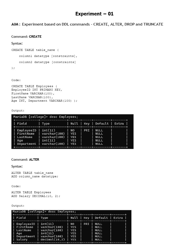 DBMS Experiment Divyanshu (1-10) | PDF | Database Index | Computer Data