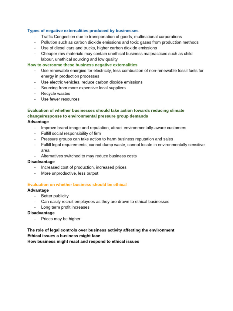 0450 Business Studies P2 CIE Igcse Bundle (3) | PDF