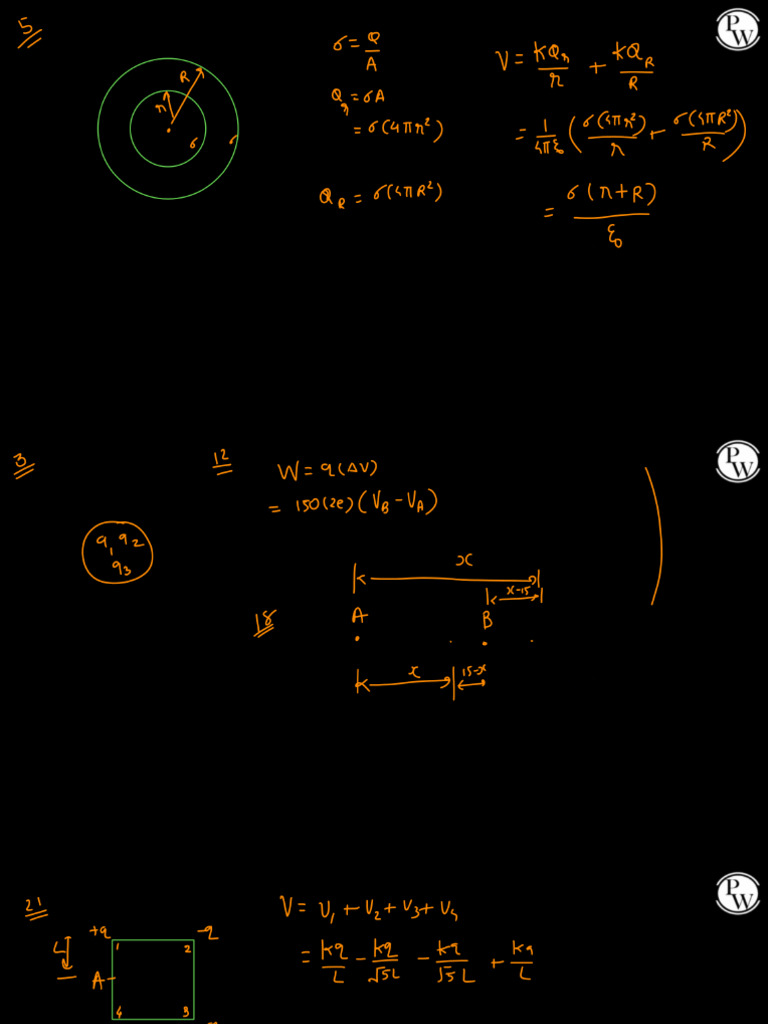 Physics Doubts of Potential Module | PDF