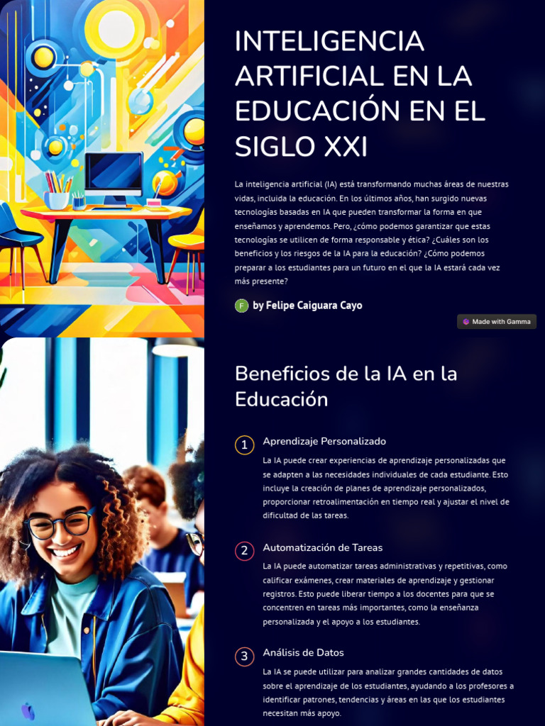 Inteligencia Artificial en La Educacion | PDF | Inteligencia artificial ...